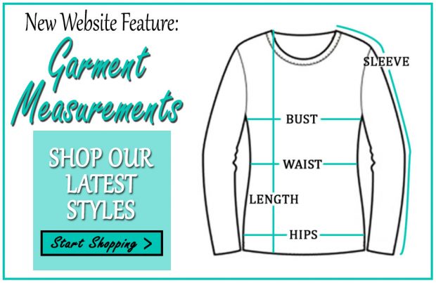 New Website Feature: Garment Measurements - Esteems Boutique